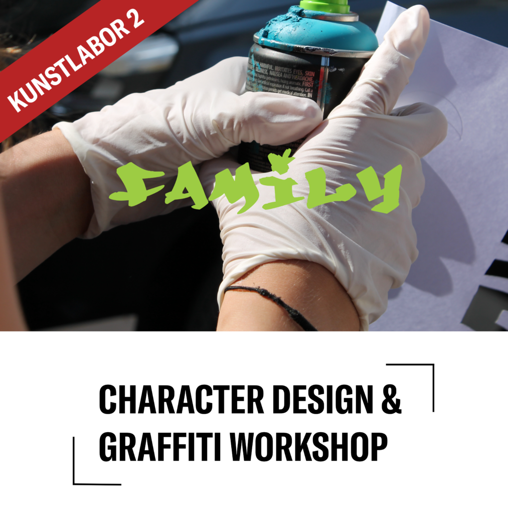 Character Design – Graffiti auf Leinwand – Familien (Location ...