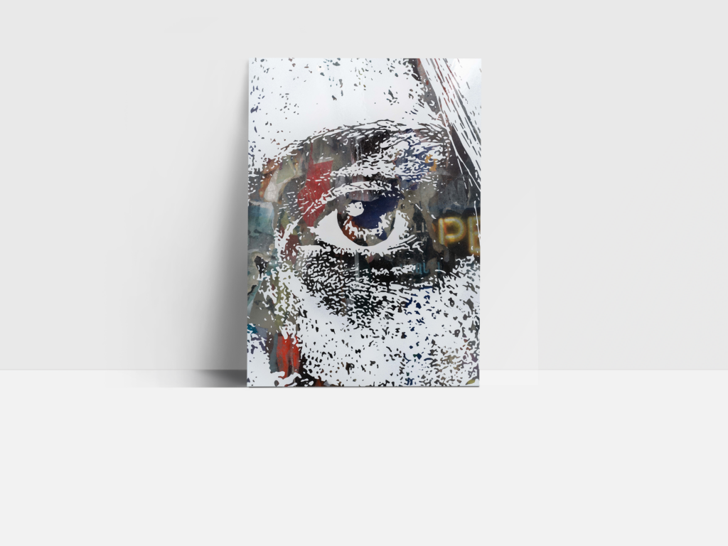 Postkarte - Vhils: Amber Series #11 - MUCA Webshop