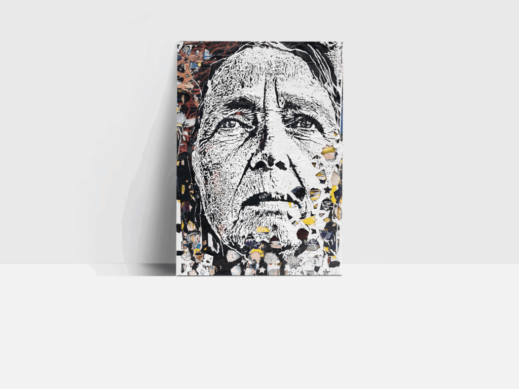 Postkarte - Vhils: Patina Series #07 - MUCA Webshop